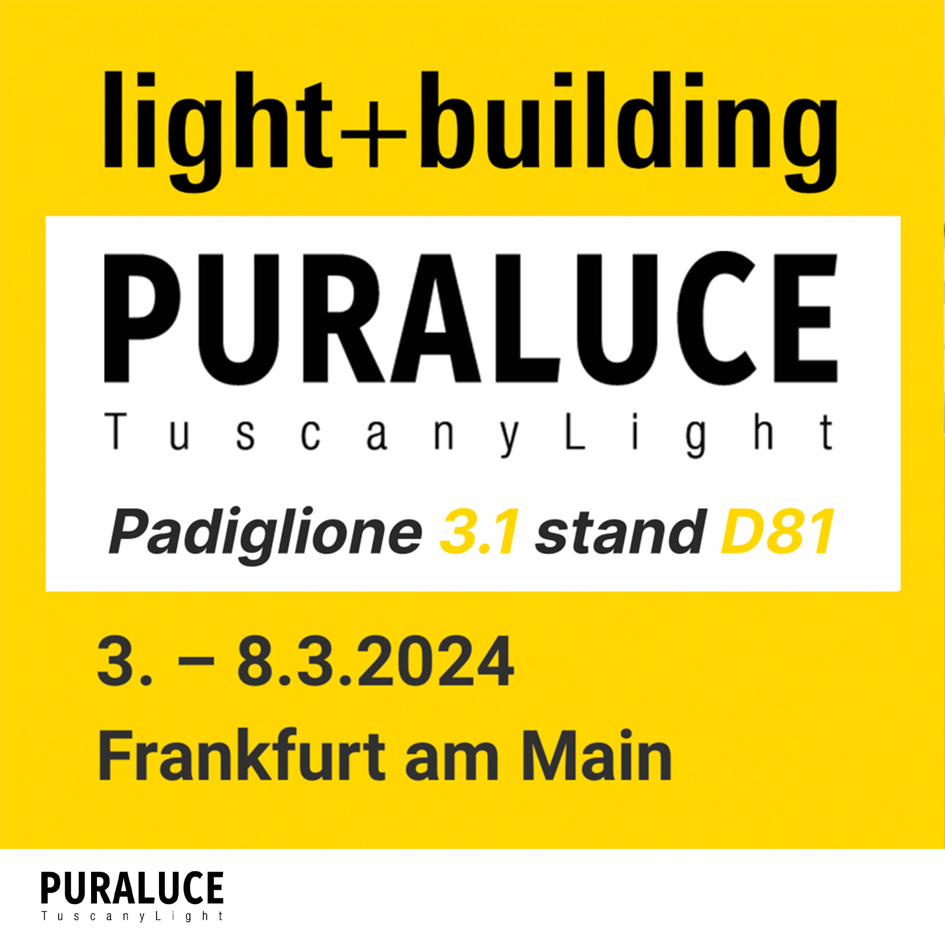 Light+Building 2024 - Puraluce srl
