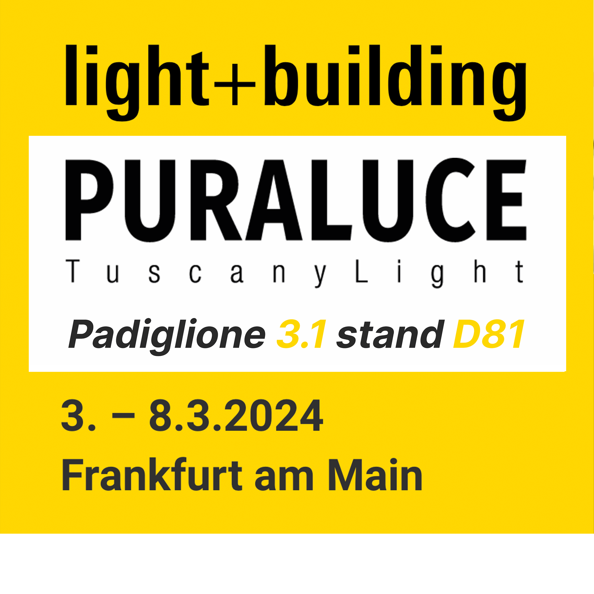 Light+Building 2024 - Puraluce srl